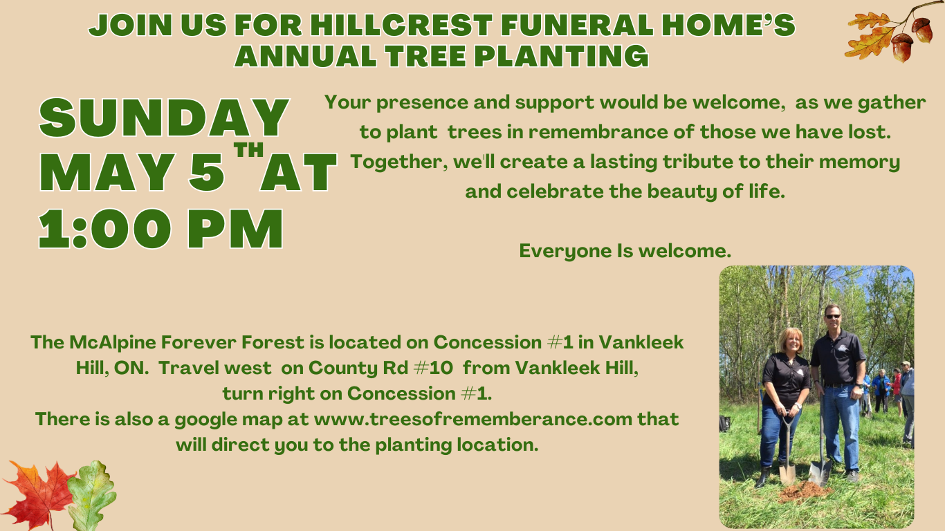 Trees Of Remembrance - Plant a meaningful expression of caring and love